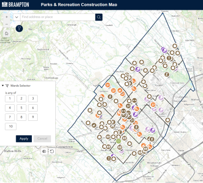 City of Brampton launches interactive construction map and city-wide ...
